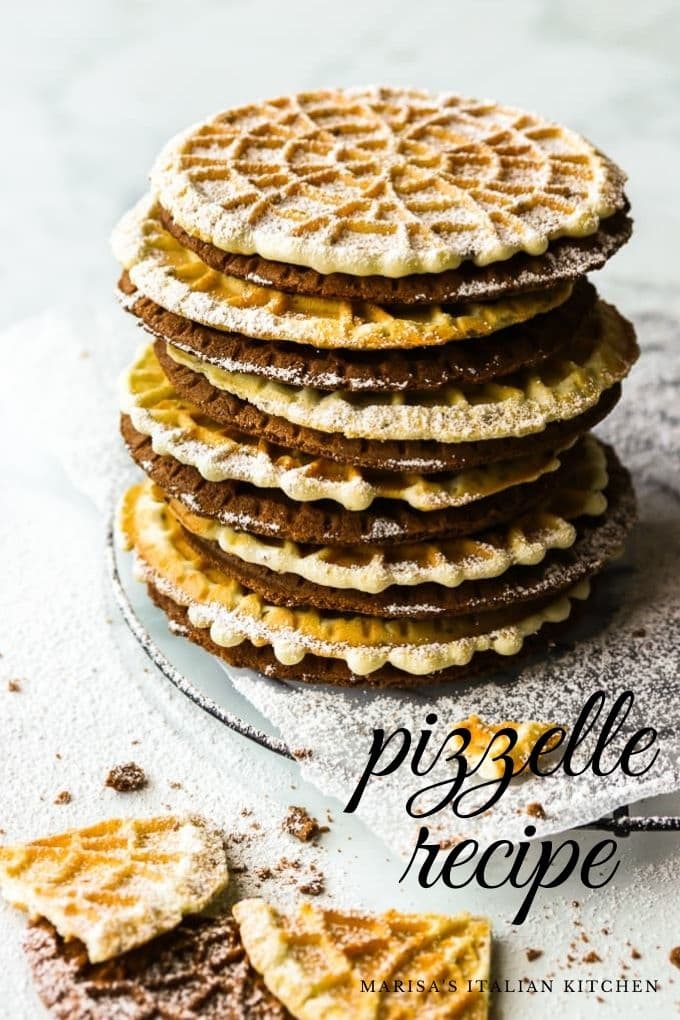 Classic Pizzelle: Italian Wafer Cookies - Marisa's Italian Kitchen