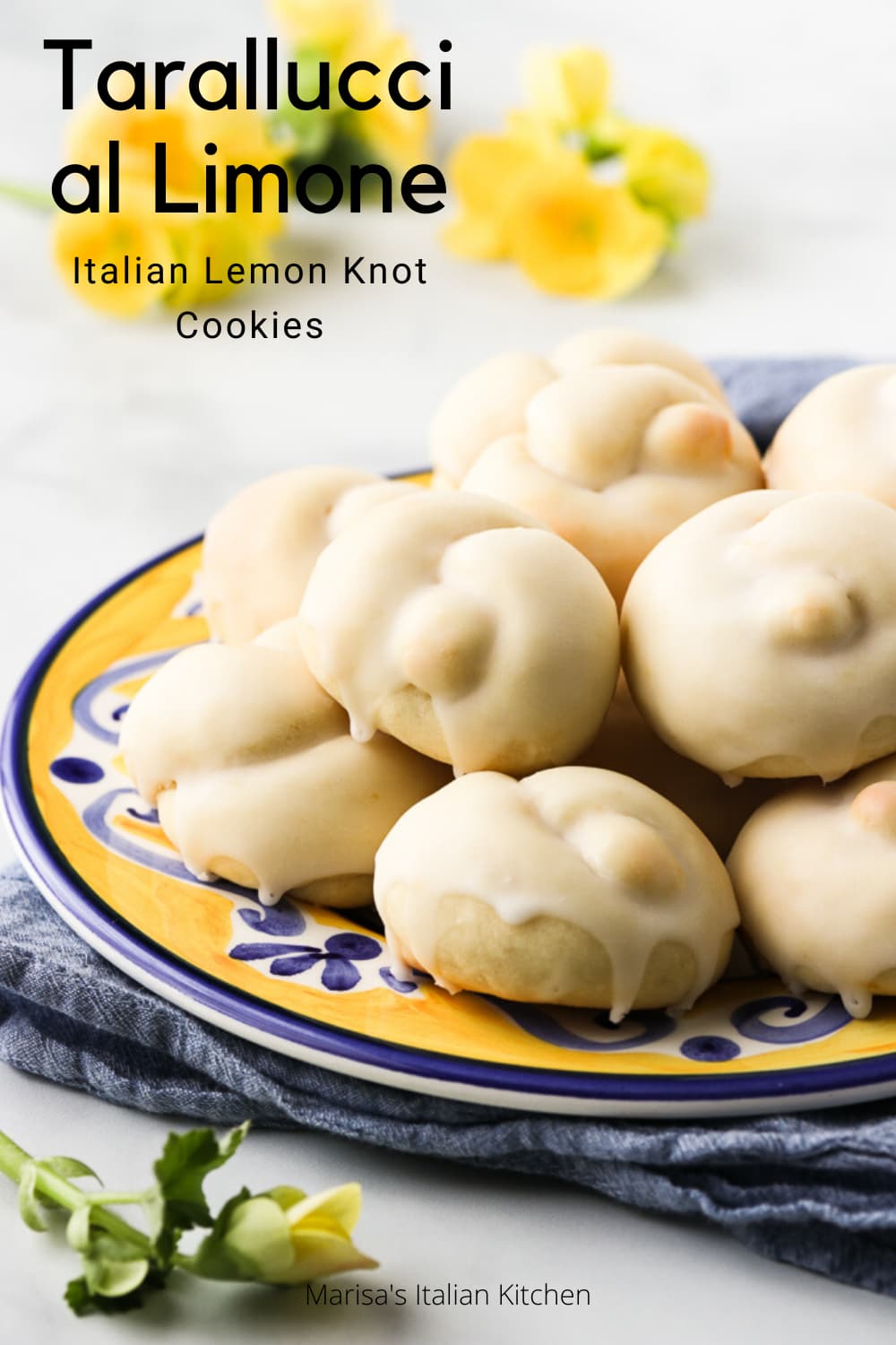 Tarallucci al Limone: Italian Lemon Knot Cookies - Marisa's Italian Kitchen