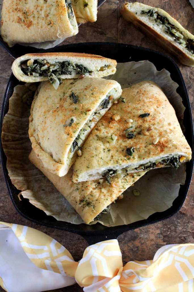 Swiss Chard Mozzarella Calzone - Marisa's Italian Kitchen