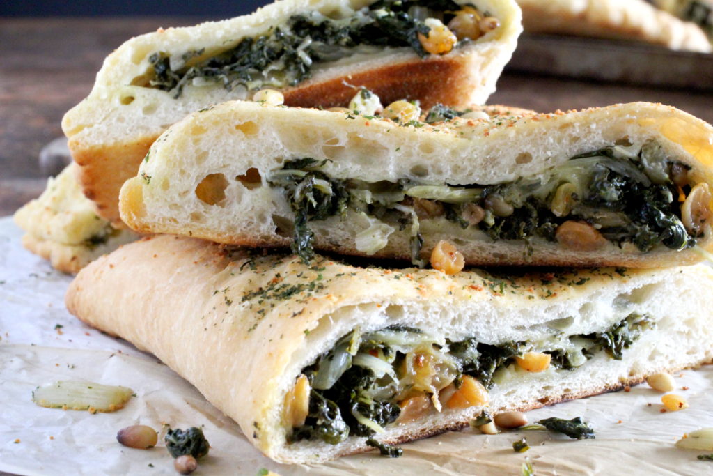 Swiss Chard Mozzarella Calzone - Marisa's Italian Kitchen
