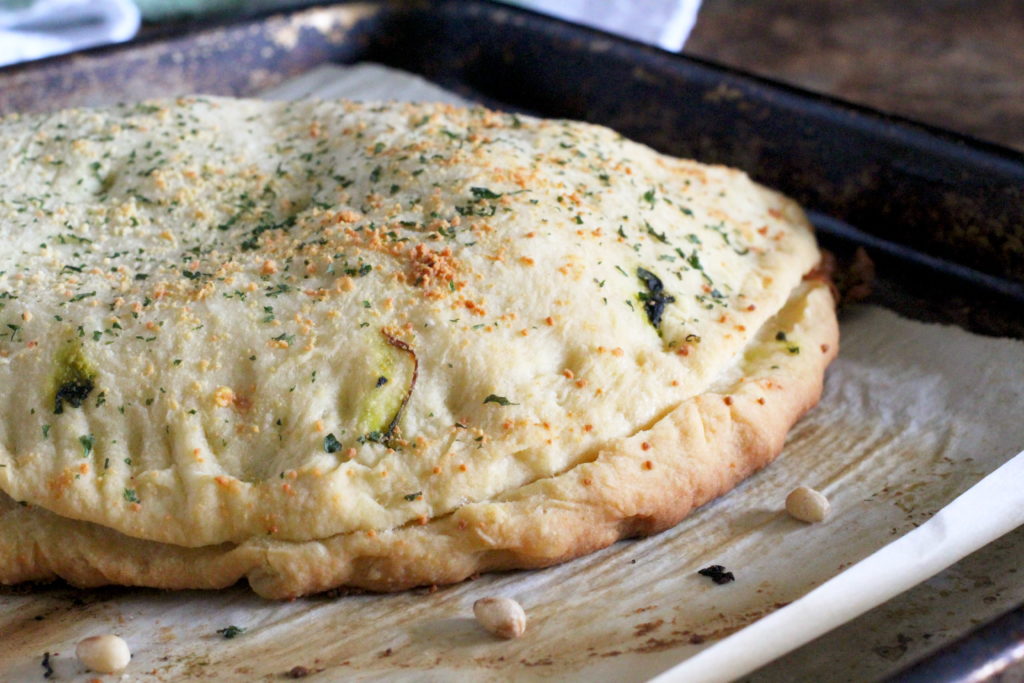 Swiss Chard Mozzarella Calzone - Marisa's Italian Kitchen