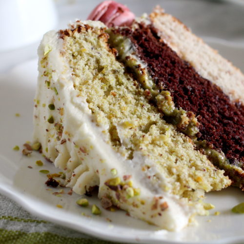 Italian Spumoni Cake - Marisa's Italian Kitchen