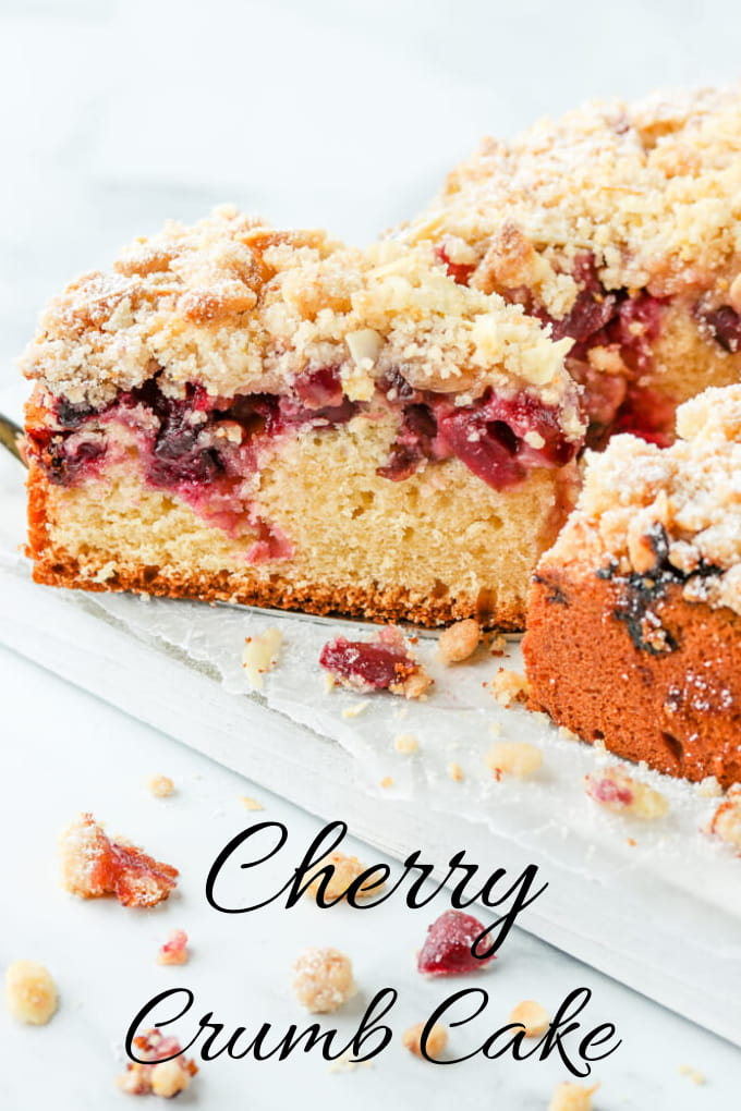 Cherry Crumb Cake Recipe - Marisa's Italian Kitchen