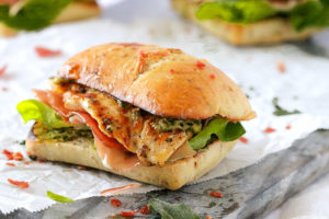 Pan Grilled Chicken Panini - Marisa's Italian Kitchen