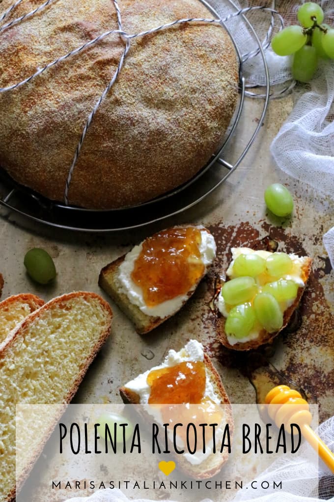 Polenta Ricotta Bread - Marisa's Italian Kitchen