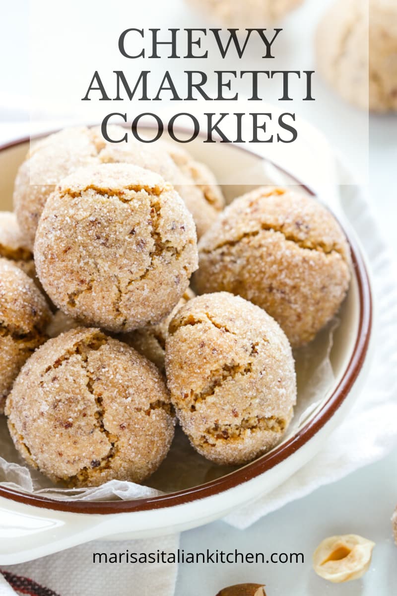 Chewy Amaretti Cookies - Marisa's Italian Kitchen