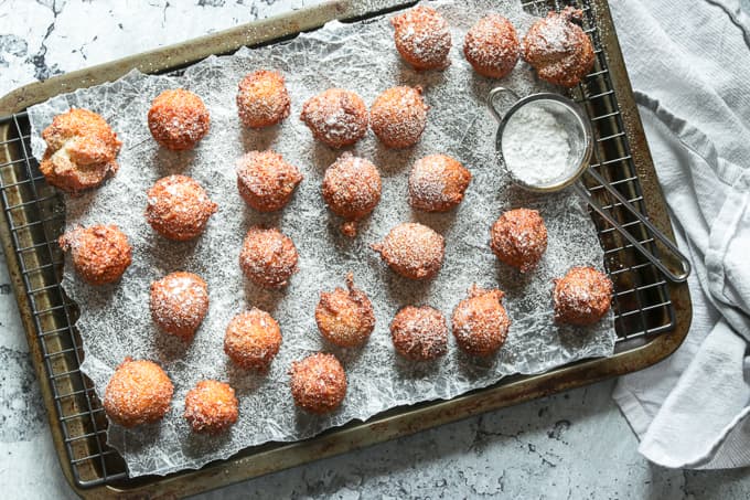 Italian Orange Frittelle: Fried Dough Balls - Marisa's Italian Kitchen