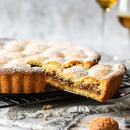 Crostata with Amaretti and Jam - Marisa's Italian Kitchen